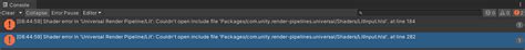 URP Lit Shader Error Unity Engine Unity Discussions