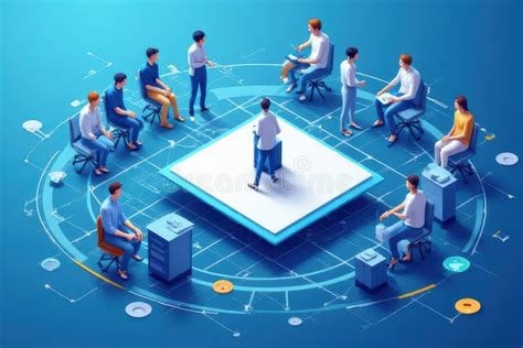 Digital Strategy Plan Visualization Stock Illustration Illustration