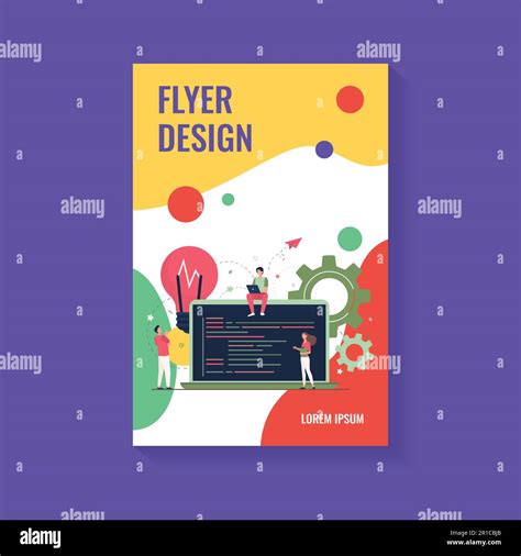 Tiny Programmers Coding New Project Stock Vector Image And Art Alamy