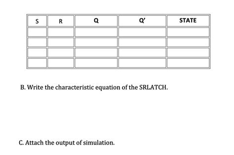 Solved Question 1 Analyse SR Latch In NOR Version Chegg Com