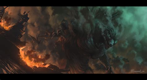 Unreal Ec Godzilla Godzilla Series Godzilla Minus One Toho Highres Battleship Cannon