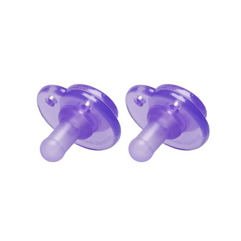 Nookums Paci Plushies Replacement Pacifier Purple 2 Pack Mtm More