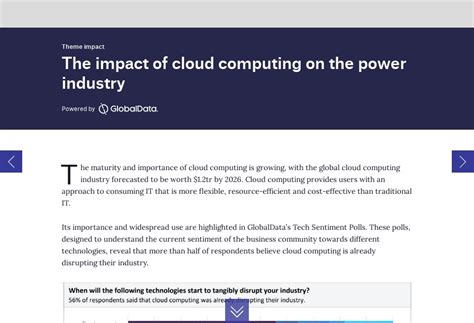 The Impact Of Cloud Computing On The Power Industry Future Power Technology Magazine Issue