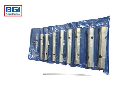 Double Ended Tubular Box Spanner Set With Tommy Bar Bgitoolsandmachines