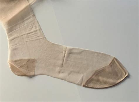 Nicole Old Seamless Brown Nylon Stockings Nylons Rht M L Legsware Shop
