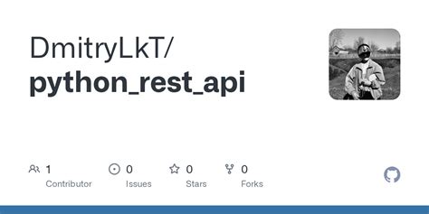 Github Dmitrylktpythonrestapi
