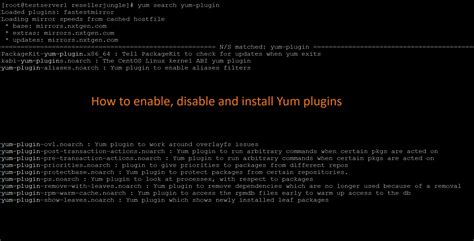 Discover The Process Of Activating Deactivating And Installing Yum Plugins To Enhance The
