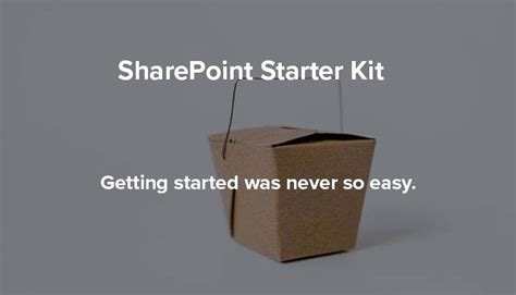 Sharepoint Starter Kit V2
