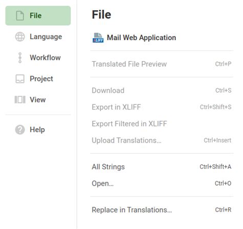 Please Enable Saving Translations In XLIFF Format Issue ProtonMail WebClients GitHub