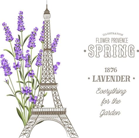 Paris Pattern With Eiffel Tower Kisses Hearts Vector Image