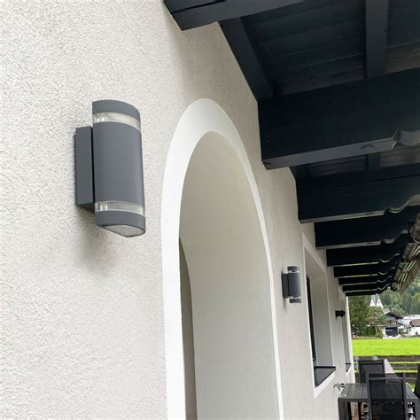 Lutec Focus Wall Light Gu10 Dimmable Anthraciteclear 5604011118