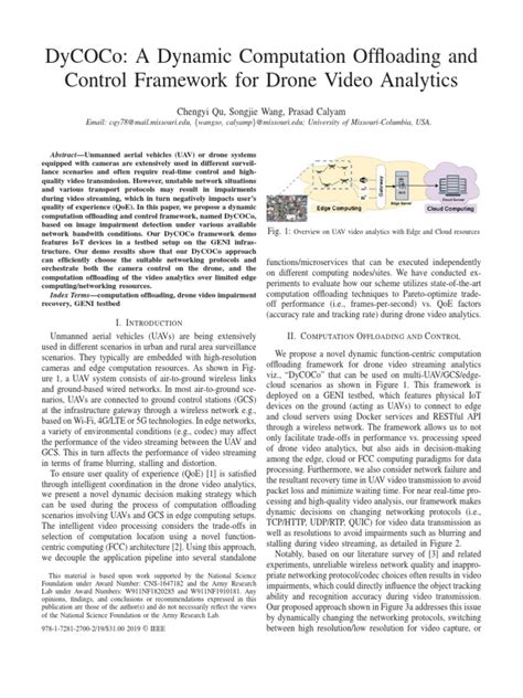 A Dynamic Computation Offloading And Control Framework For Drone Video