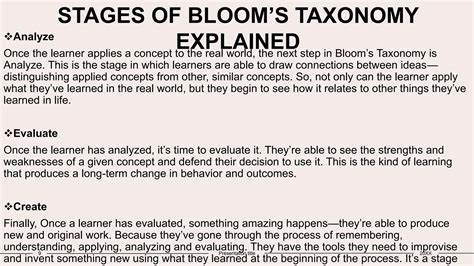 BLOOMS TAXONOMY STRATEGIES FOR CLASS ACTIVITY PPTX