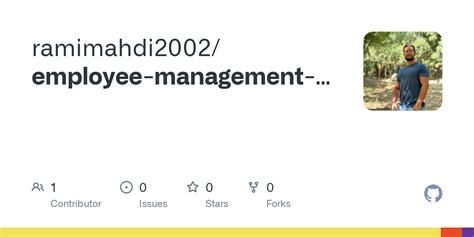 Github Ramimahdi2002employee Management Frontend