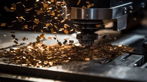 Swarf Metal Chips Stock Illustration Illustration Of Manufacturing