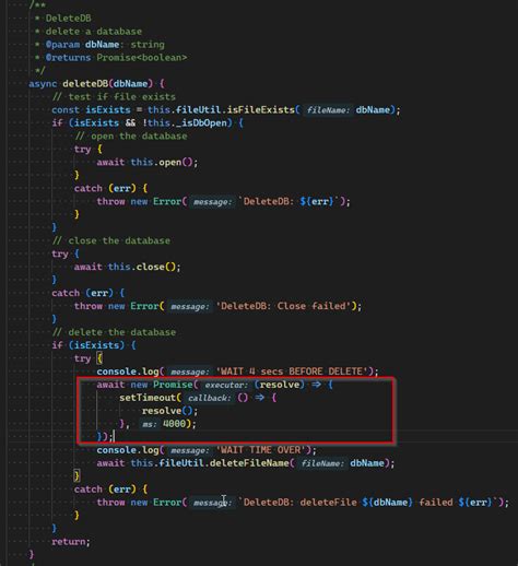 Bug Windows Drop Database Error Resource Busy · Issue 326 · Capacitor Communitysqlite · Github