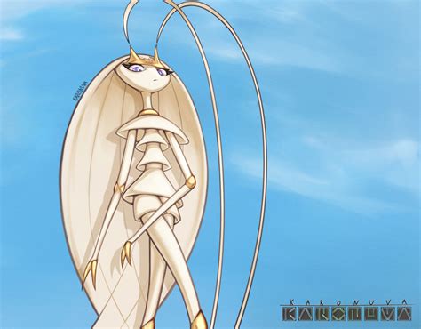 Pheromosa Nintendo Pokemon Blue Eyes Blue Sky Gen 7 Pokemon
