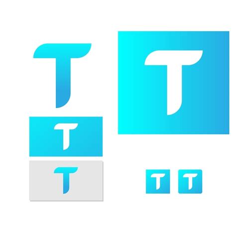 무료로 다운로드 가능한 글자 T 아이콘 벡터 And 일러스트