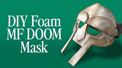 How I Made My MF DOOM Mask With EVA Foam YouTube