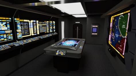 Uss Galadriel Interceptor Class Starship Bridge Design