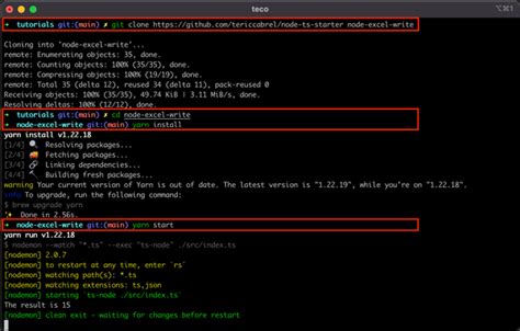 Write Data In An Excel File Using Nodejs And Typescript