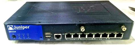 Juniper Networks Srx 210 Secure Services Gateway Vpn Firewall Zombie