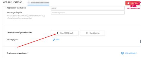 hướng dẫn triển khai source nodejs nextjs trên hosting cpanel