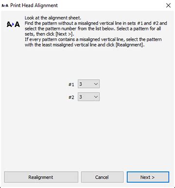 Aligning The Print Head Using A Computer Utility