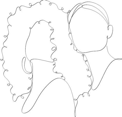Premium Vector Continuous Line Drawing Of Two Lesbians Kissing
