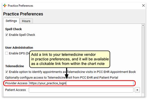 Configure PCC EHR For Telemedicine Encounters PCC Learn