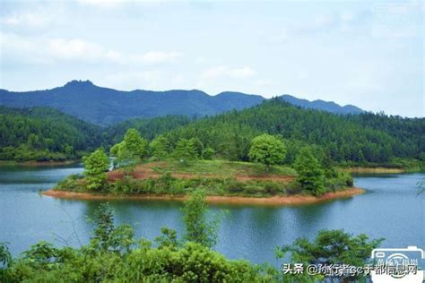 于都县上蕉水库的青山绿水 梓山镇