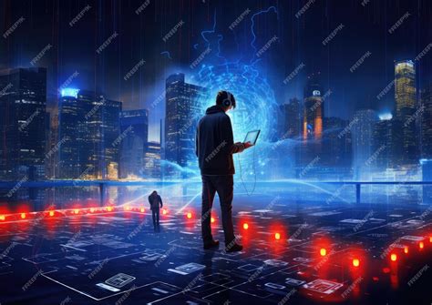 Premium Ai Image A Depiction Of Aipowered Cyber Forensic Tools Investigating A Cybercrime