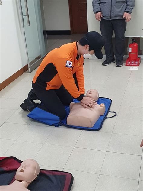 안산시도시정보센터 사동119안전센터와 합동소방훈련