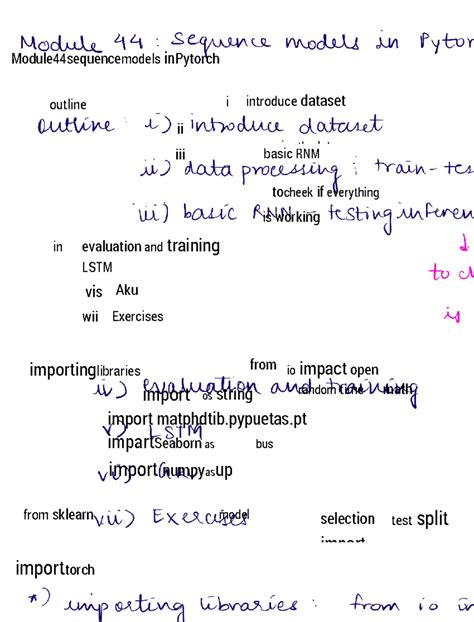 Module 44 Sequence Models In Pytorch Notes 0 Module 44 Sequencemodels