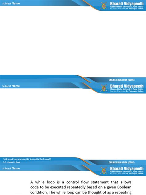 13loopsinjava Pdf Control Flow Computer Science