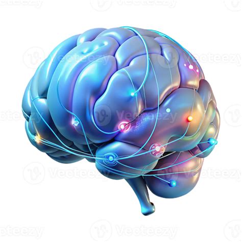 Magnificent Vintage A Holographic Projection Of A Human Brain Exclusive