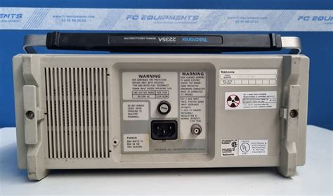 2235a Analog Oscilloscope Tektronix 100 Mhz 2 Ch Fc Equipments