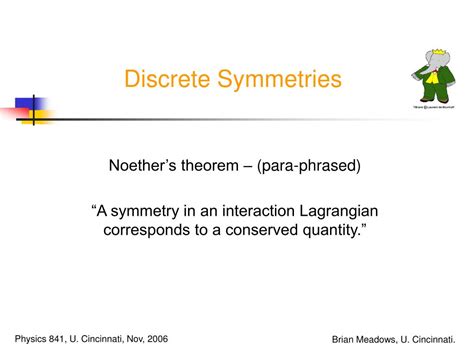 Ppt Discrete Symmetries Powerpoint Presentation Free Download Id5113714