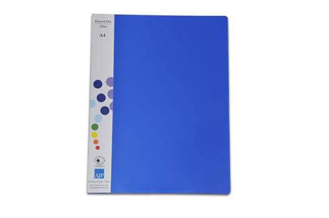 Ajs Report File A4 Blue Pack Of 100 Office Products