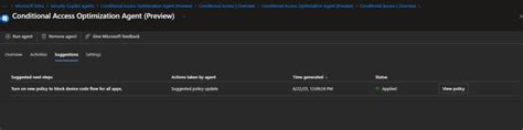 Microsoft Entra Conditional Access Optimization Agent With Microsoft Security Copilot