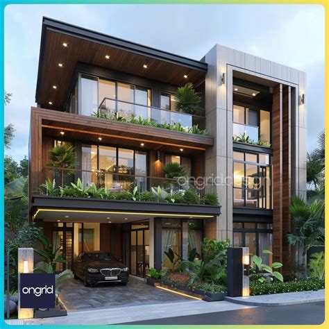 3 Floor House Design In India With Elevation Ideas Ongrid Design