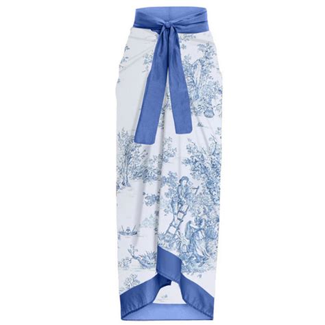 Badubg Дамски ретро бански костюм с пола Празнична плажна рокля