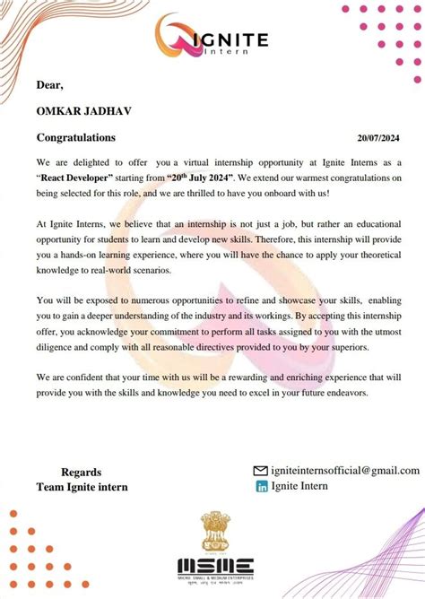 Newbeginnings Reactjs Frontenddeveloper Internship Ignite Omkar Jadhav