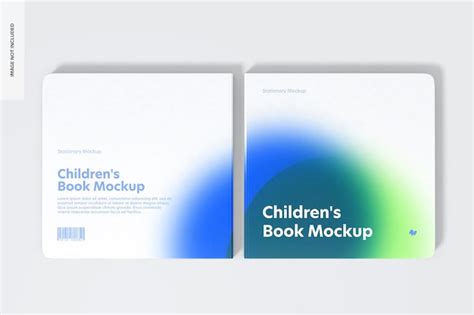 정사각형 책 목업 스택 세트 프리미엄 Psd 파일