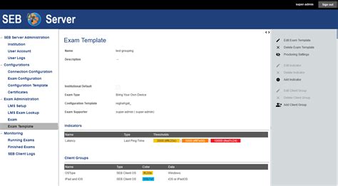 Exam Template — Seb Server Documentation