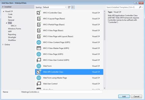 Odata Feed Using Aspnet Web Api