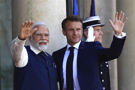 Pm Modi Arrives At Louvre Museum In Paris For Banquet Dinner With