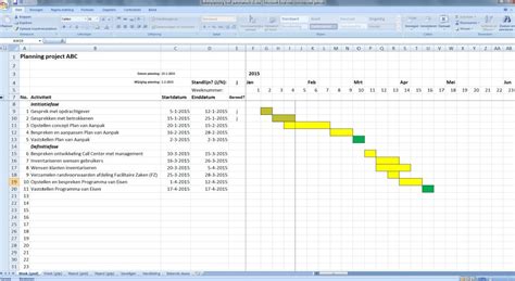 Planning Bouw Excel At Jean Begaye Blog