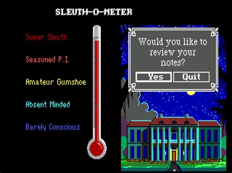 The Colonels Bequest Super Sleuth