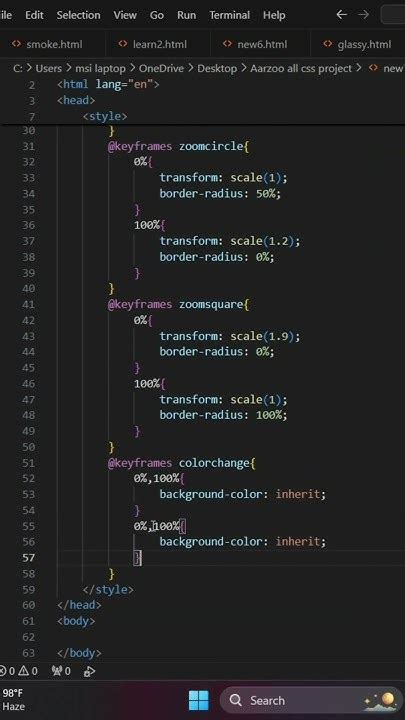 Html Tutorial For Beginners In 60 Second Coding Css Html Htmltutorial Youtube